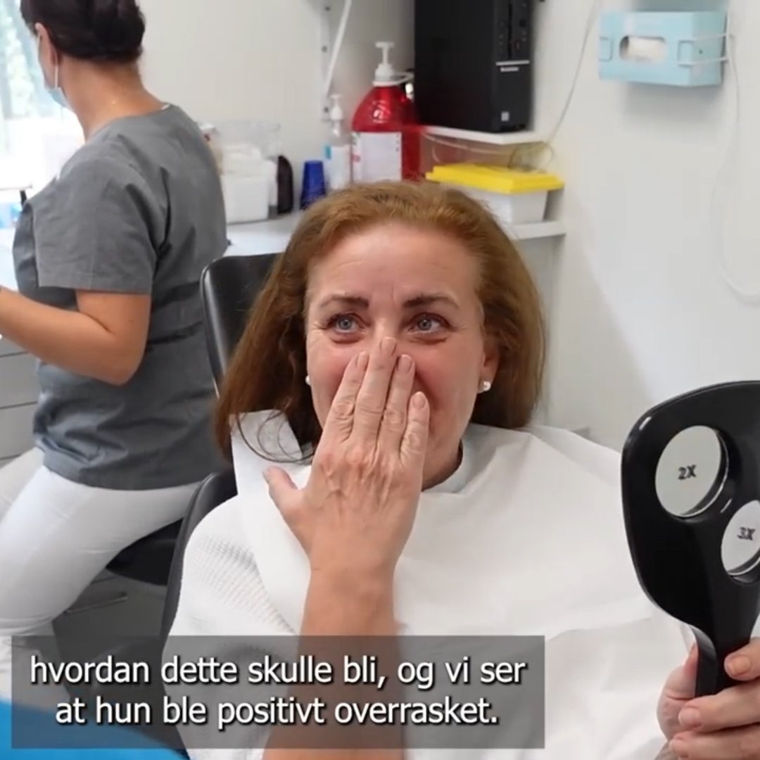 Liker ikke tannlege, men trenger nytt smil - OralCare tannklinikk ...